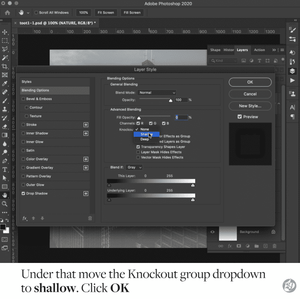 2 Ways Mask with Text in Photoshop - From Beginner to Advanced Levels ...